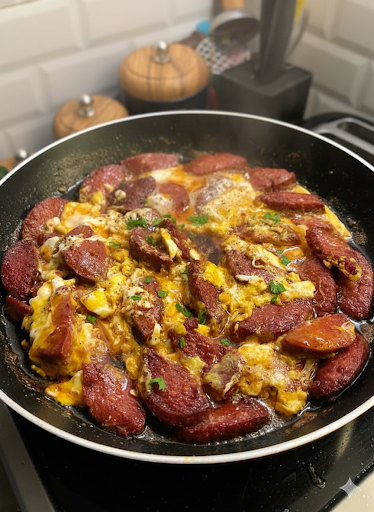 A Staple of Turkish Breakfasts: How to Make Sucuklu Yumurta (Sausage ...